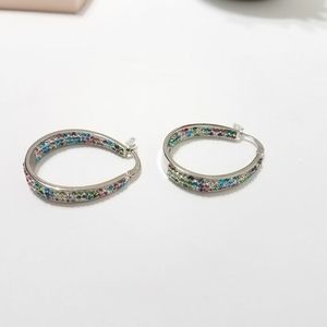 Sofia James New York | Jewelry | Sofia James Hoops Plated Sliver ...